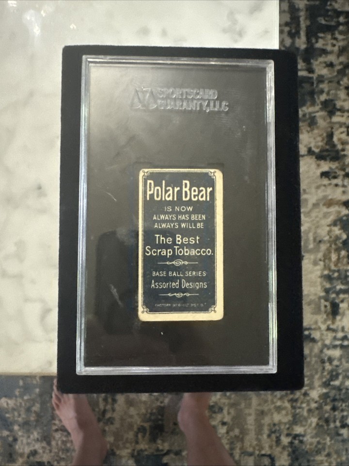 NAP LAJOIE WITH BAT - 1909-11 Polar Bear (T206) Lajoie, Nap - 3.5 VG+ ...