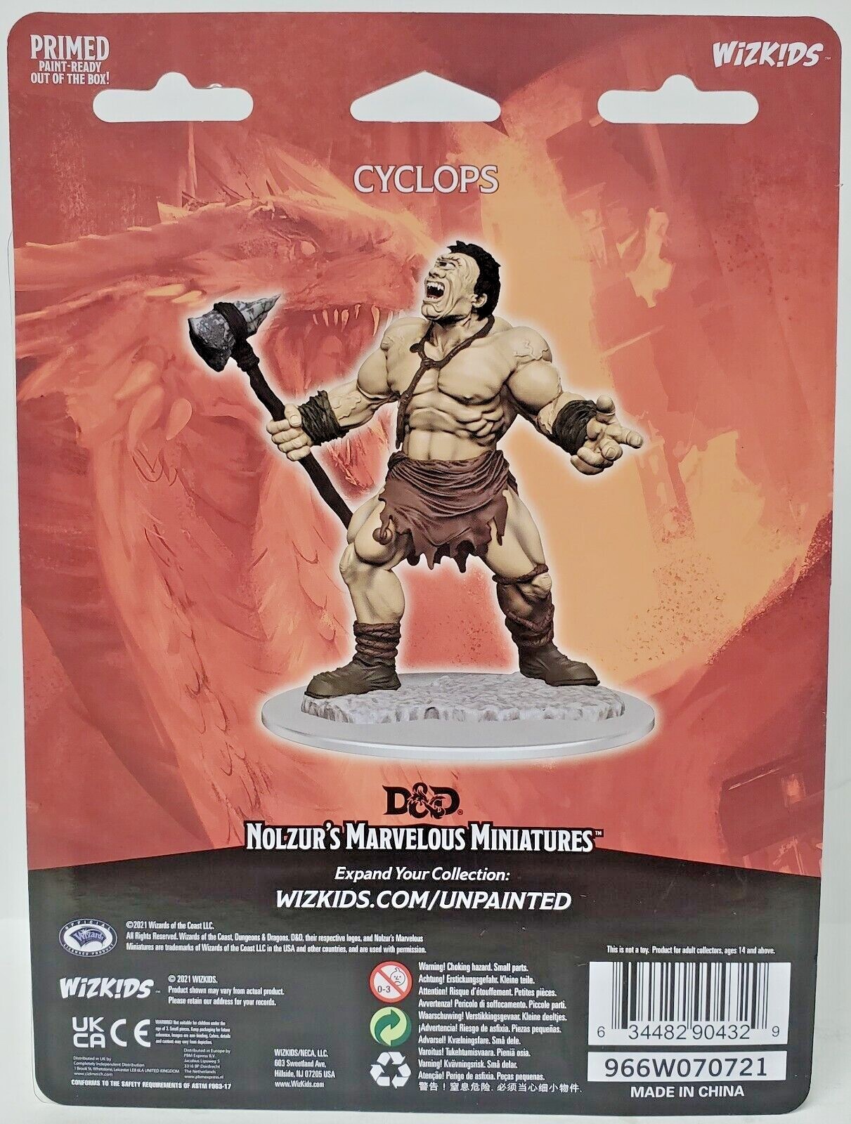 CYCLOPS D&D Nolzur's Marvelous Miniatures Wizkids WZK90432 | eBay