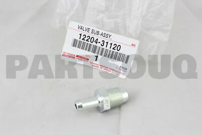 1220431120 Genuine Toyota VALVE SUB-ASSY, VENTILATION 12204-31120 | eBay