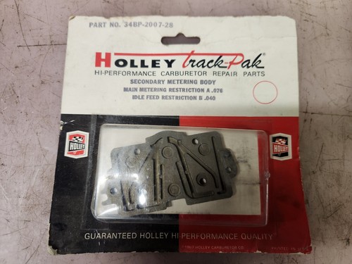 NEW Holley Track Pak Carburetor Secondary Metering Plate 134-28 NOS ...