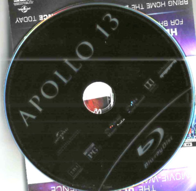 Apollo 13 (Blu-ray Disc, 2014,NO CASE OR INSERTS NO DIGITAL | eBay