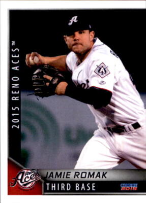 2015 Reno Aces Choice #28 Jamie Romak London Ontario Canada Baseball ...