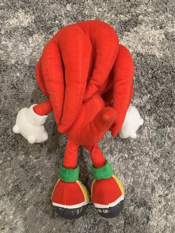 Rare 1999 Sonic Adventure Knuckles Jumbo Plush doll toy SEGA Sonic the ...
