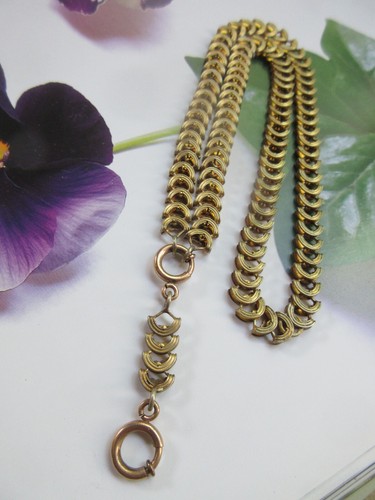 Antique victorian book chain - Gem