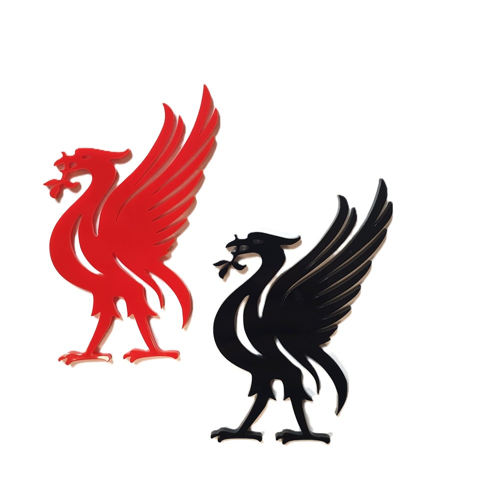 Acrylic Liverbird Craft Shape, Liverpool Bird Logo, Anfield Emblem, Red ...