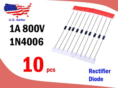 1N4006 (10 pcs) 1A 800V Rectifier Diode - Free & Fast shipping | eBay