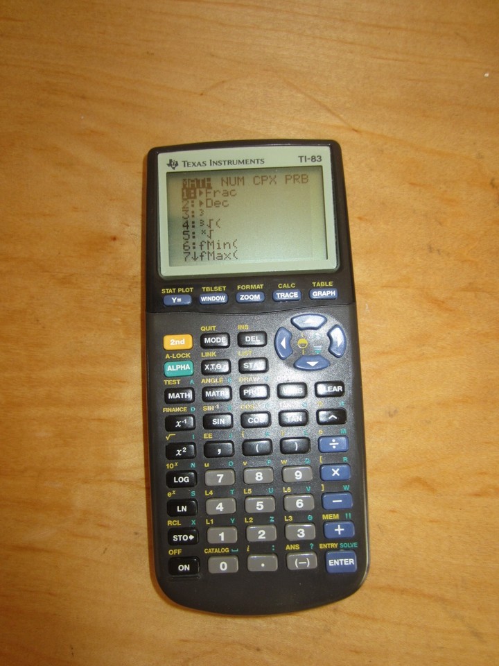 Texas Instruments TI-83 Graphing Calculator - Black | eBay