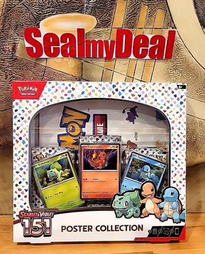 Pokémon TCG Scarlet & Violet 151 Poster Collection 3-pack + promos ...