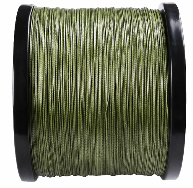 16 Strands 2000m Hollow Braided Fishing Line 20lb-500lb Army Green ...