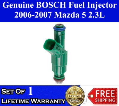 Single Re-Manufactured Genuine Bosch Fuel Injector For 2006-2007 Mazda ...