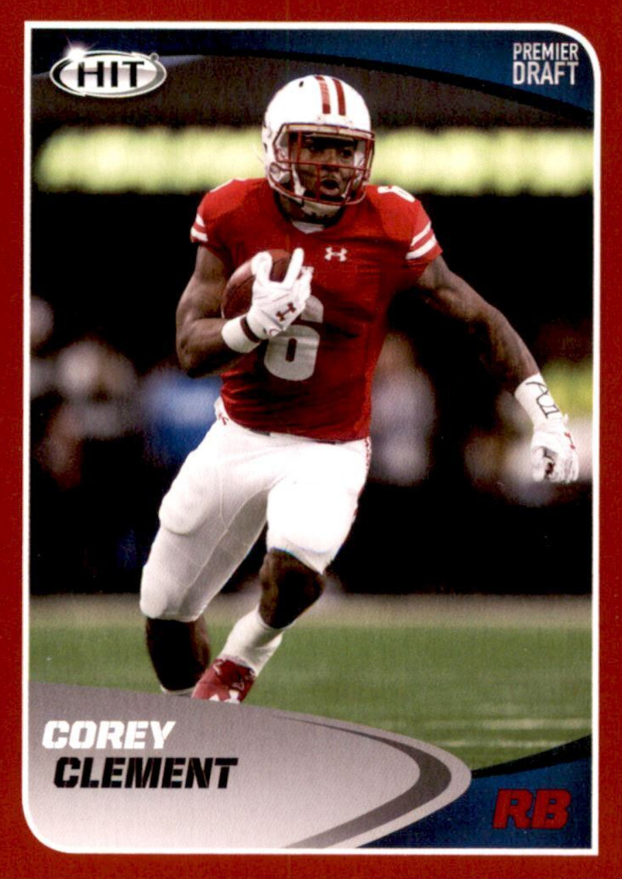 2017 Sage Hit - Red #1 Corey Clement (RC) for sale online | eBay
