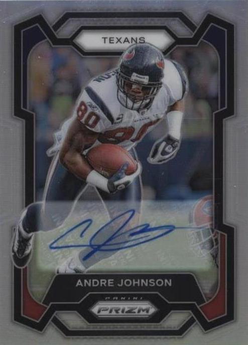 2023 Panini Prizm - Andre Johnson #121 Silver Prizm Autographs (AU) for ...