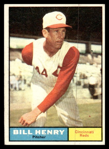 1961 Topps Bill Henry #66 Cincinnati Reds Baseball Card | eBay