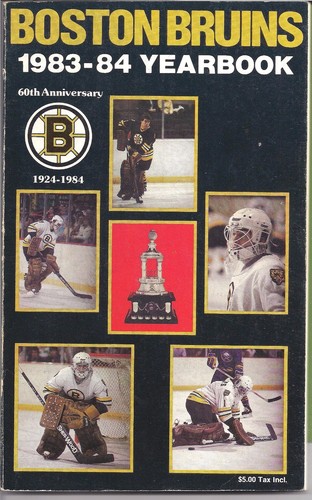 1983-84 Boston Bruins NHL Hockey Media Guide Yearbook Pete Peeters | eBay