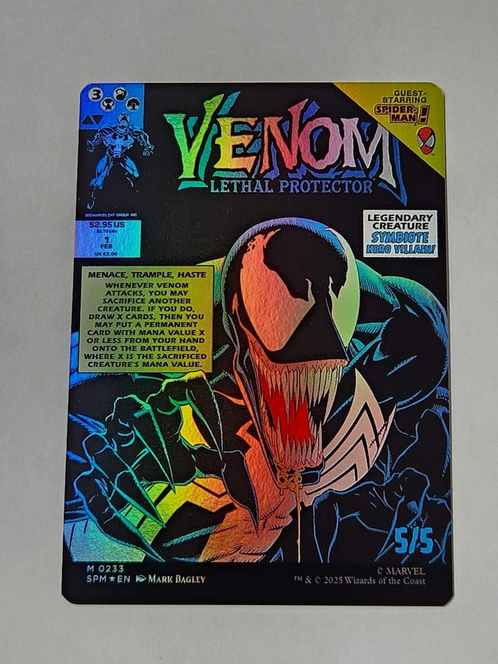 MTG Eddie Brock Borderless 0233 Foil Universes Beyond Spiderman | eBay