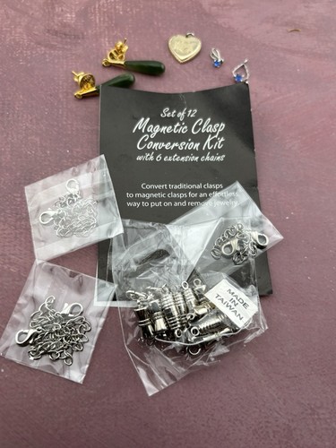 Vintage Junk Drawer Lot Women's Makeup Compact Matches Jewelry Jade ...