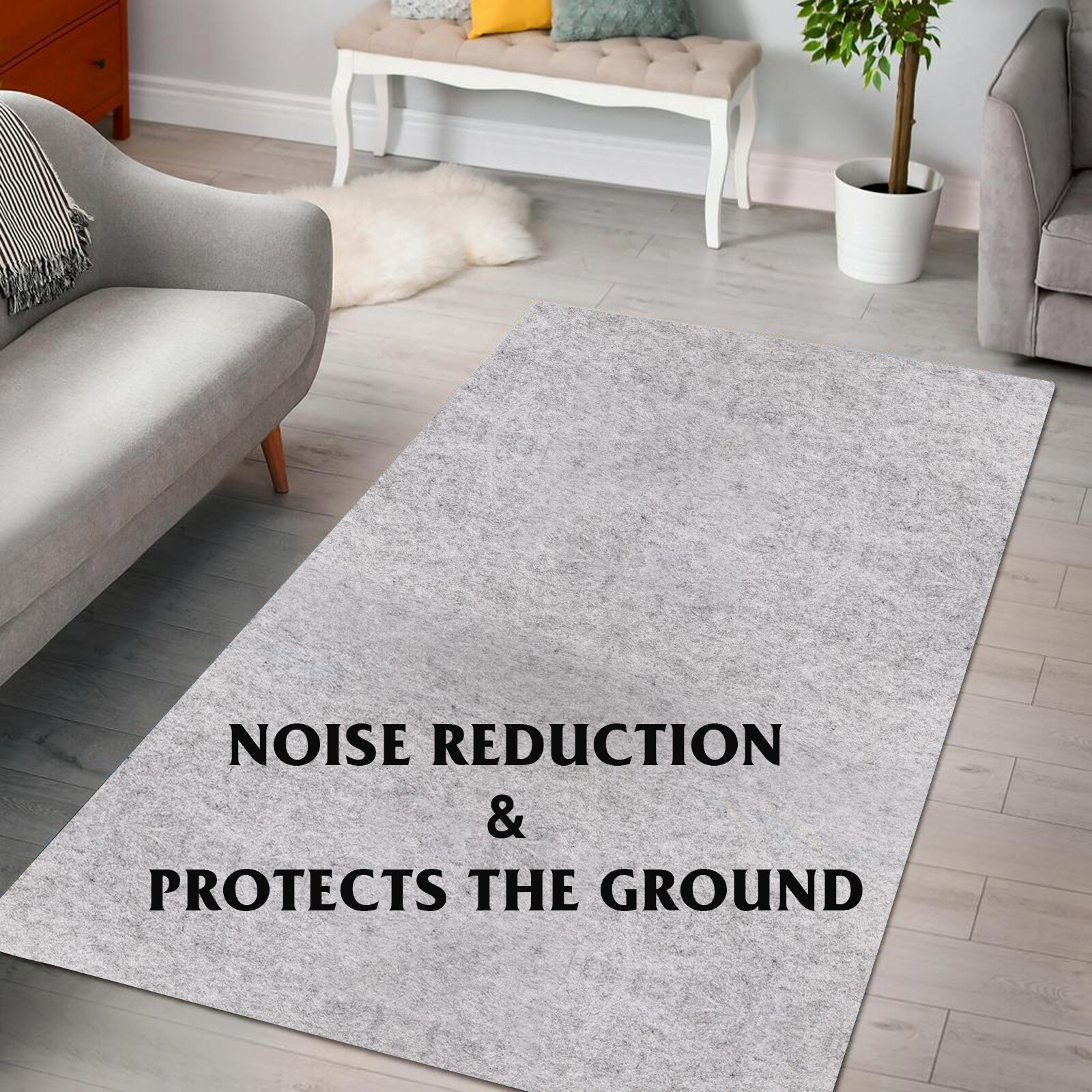 #6M² Heavy Duty Car Carpet Underfelt Underlay Felt for moulded Car ...