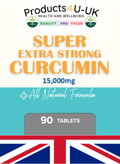 High-Strength 15,000mg Curcumin Turmeric Tablets Capsules Black Pepper ...