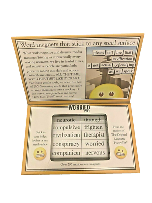 Creative Writing Magnetic Words Magnetic Poetry Worried Poet Kit ...