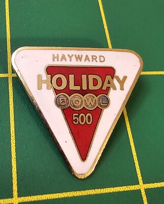 Vtg Holiday Bowl Hayward California 500 Bowling Award Lapel Pin Badge ...