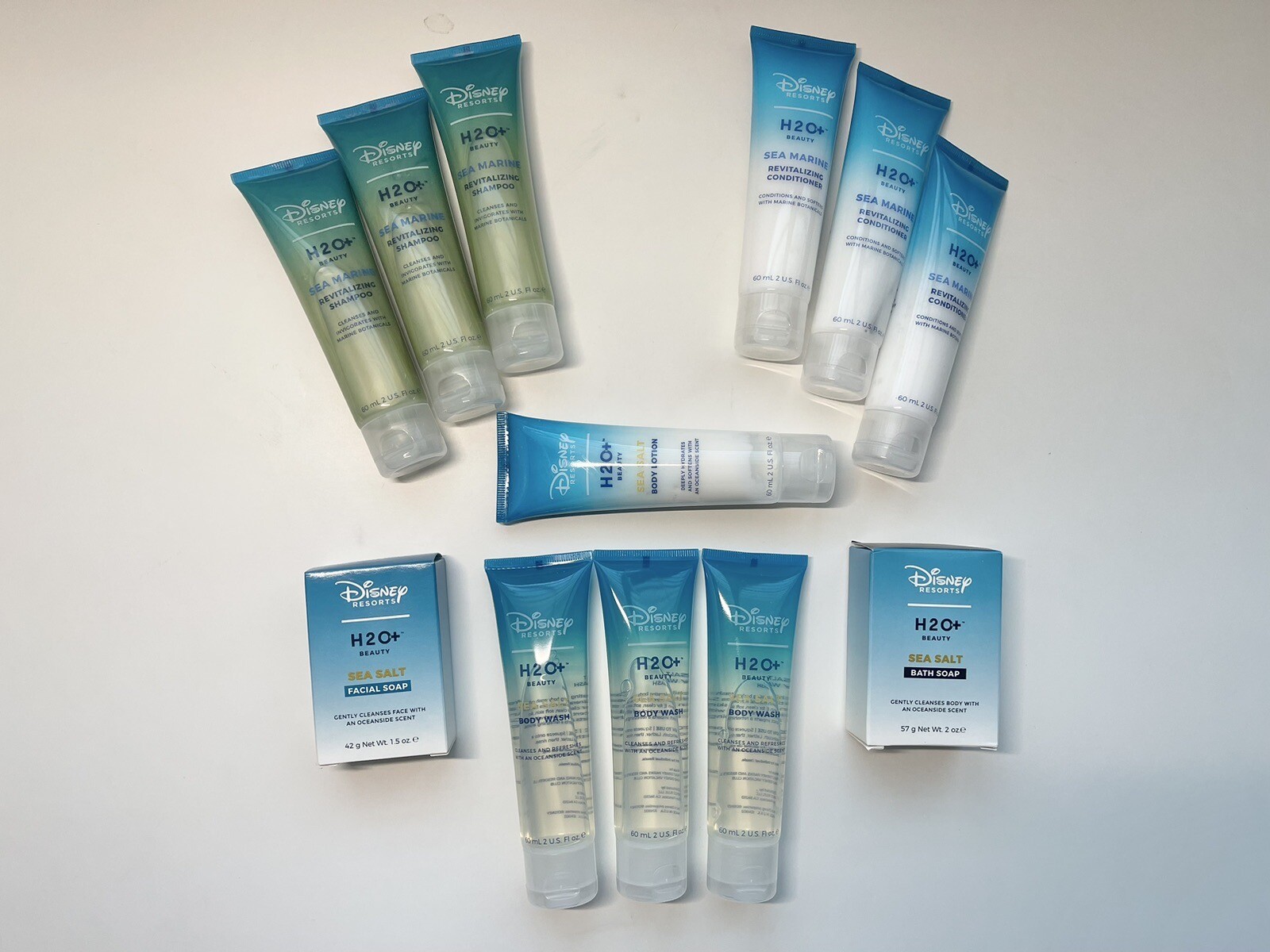 DISNEY Resorts H2O+ Sea Salt Sea Marine, Soap, Shampoo,Lotion, Body ...
