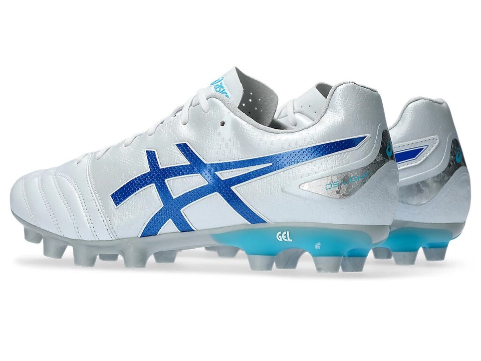 ASICS Soccer Cleats Shoes DS LIGHT PRO White/Tuna Blue 1103A095 100 NEW ...