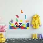 Tetris Game Wall Decal Removable Kids Home Nursery Stickers Vinyl Art ...