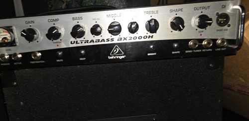 behringer bass head. max bass | eBay