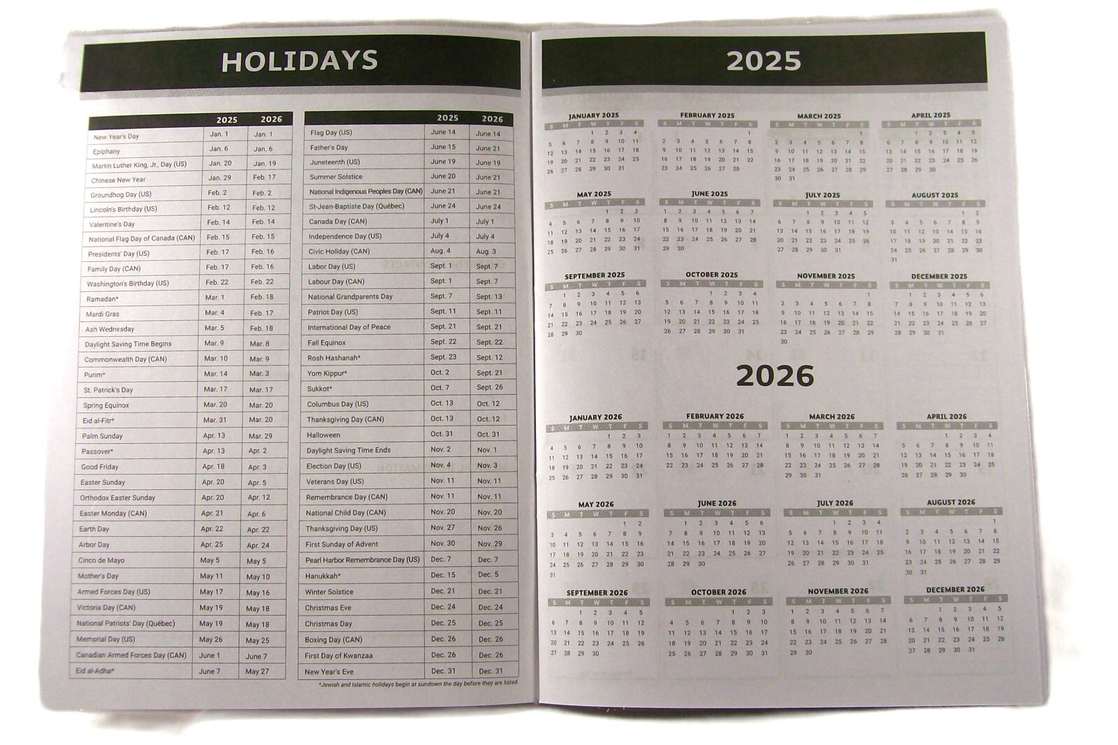 2025 Monthly Large Print Planner Organizer 2 Page Per Month Format 9 ...