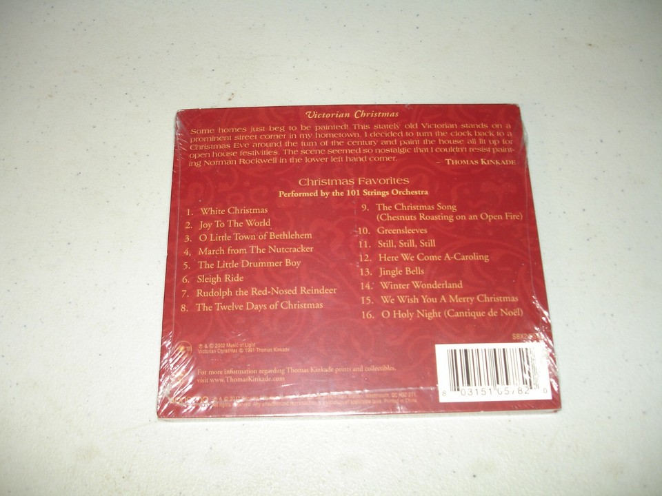 Christmas Favorites Thomas Kinkade, 101 Strings (CD, 2012) Brand New ...