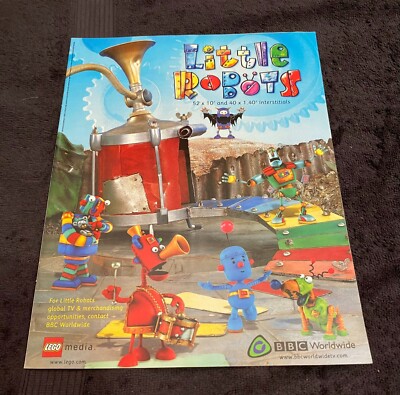 LITTLE ROBOTS 2003 ad with Tiny Robot, Messy Robot, Sporty Robot, BBC ...