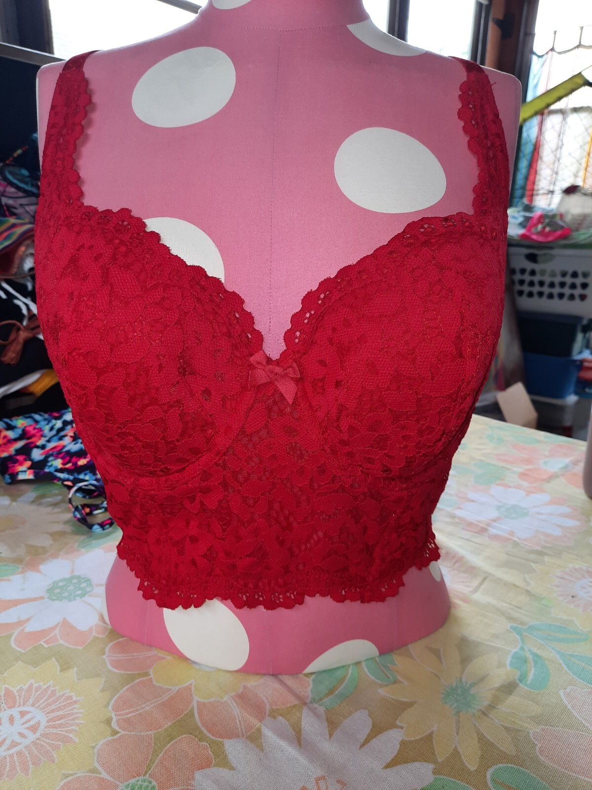 Victoria's Secret 38D Body By Victoria Lightly Lined Demi Bra Longline ...