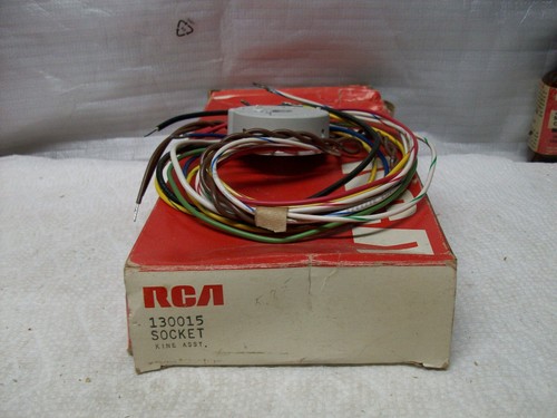 NOS RCA 130015 kinescope picture tube 12 pin socket for vintage tv | eBay