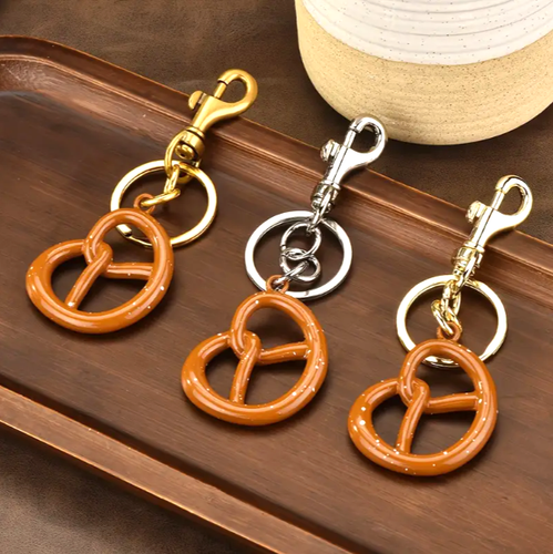 Pretzel Bag Charm KeyChain for Coach Resin metal Brass US shipping | eBay
