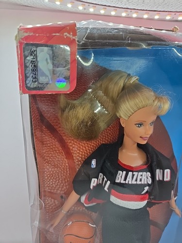 Vintage Barbie NBA Portland Trailblazers Basketball 1998 Mattel 20720 ...