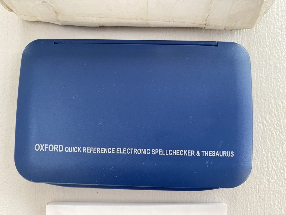 Oxford Quick Reference Electronic Spellchecker & Thesaurus 2000 New ...