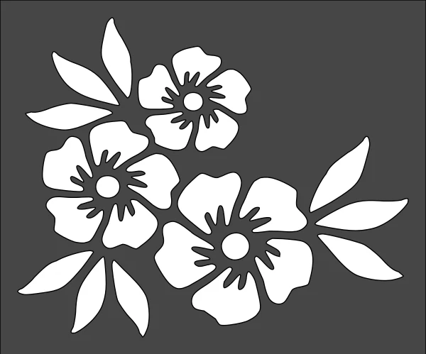 Japanese Flower Stencils