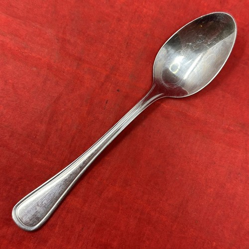 Libbey Dinner Spoon Stainless Silverware Glossy Flat Handle Flatware ...