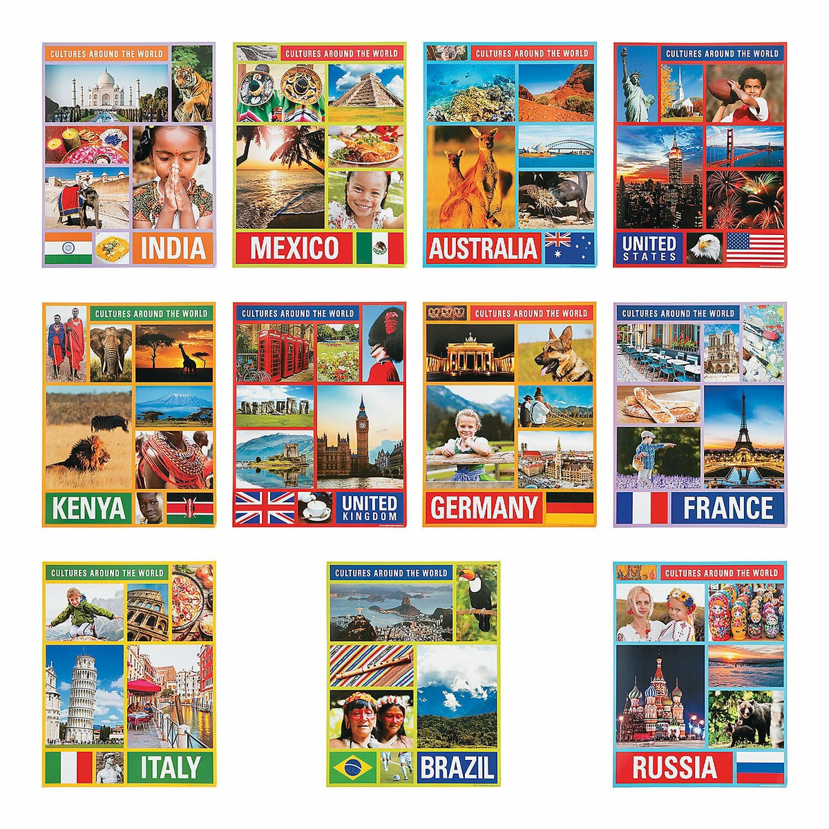 Classroom Posters Middle School 12 Multicultural Classroom Posters ...