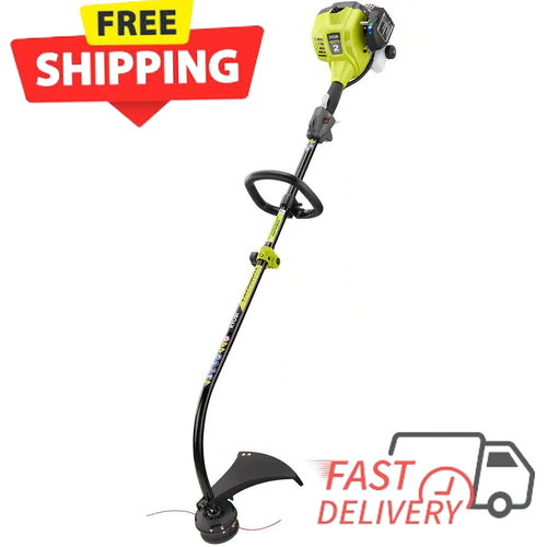 RYOBI 2-Cycle Gas String Trimmer 25cc Full Crank Weed Eater Straight ...