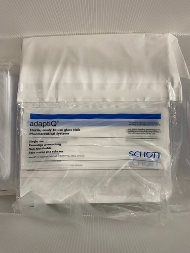 Schott AdaptiQ Sterile Glass 10 mm Vials Tray 48PCs per Tub SEALED | eBay