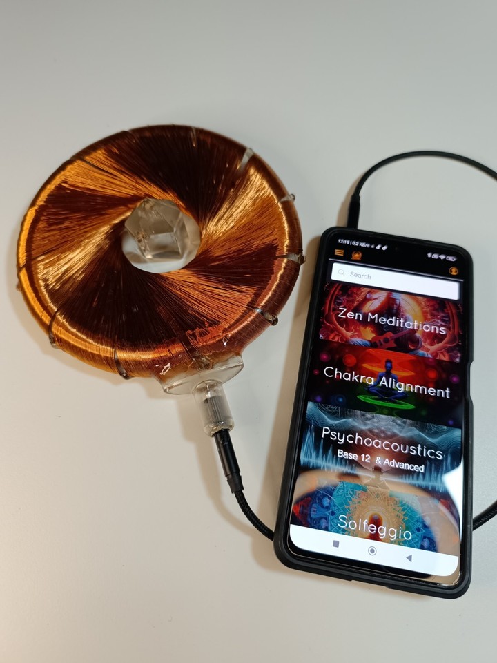 Rodin Coil new 12 turns cler 6" Scalar Toroidal Vortex Wave Generator ...