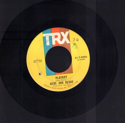 Gene and Debbe I'll Come Running TRX Records 45 RPM Vinyl 45AME | eBay