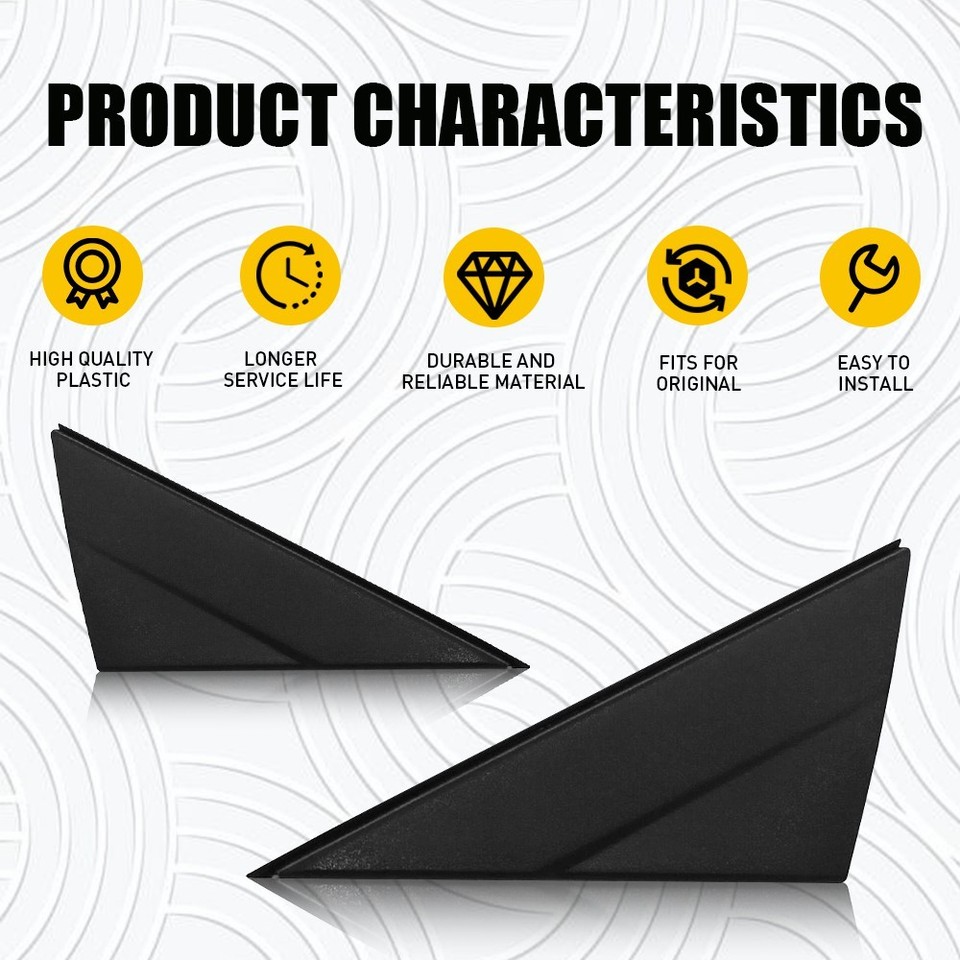 Fender Pillar Trim Mirror Corner Molding LH+RH For Hyundai Tucson 16-21 ...