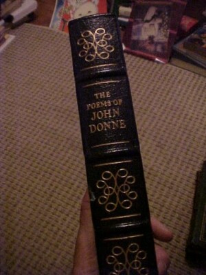 POEMS OF JOHN DONNE by KERMODE; EASTON PRESS 100 GREATEST BOOKS LEATHER ...