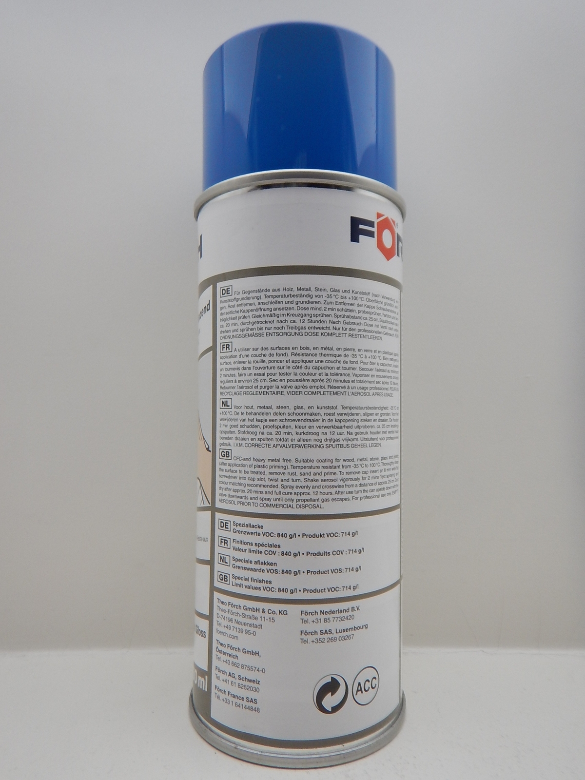 3x VERKEHRSBLAU BLAU RAL RAL 5017 LACK LACKSPRAY SPRAY SPRAYDOSE 400ML ...