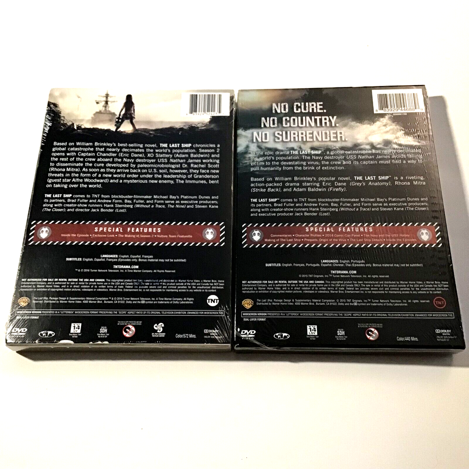 The Last Ship Complete First and Second Season DVD Lot New Sealed ...