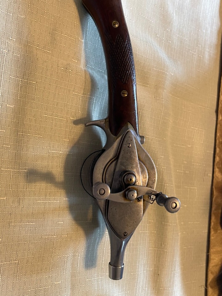 Hurd Super Caster Vintage Fishing Rod/Reel 60" with Walnut Grips With ...