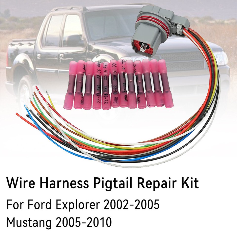 Connector Wire Harness Pigtail Repair Kit Fits for Ford 5R55W 5R55S ...