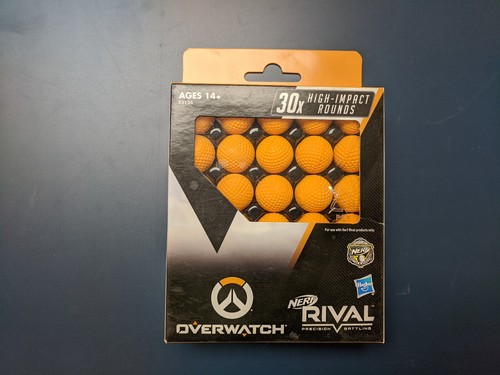 NERF Rival Overwatch Balls 30x High Impact Rounds Refill Pack ...